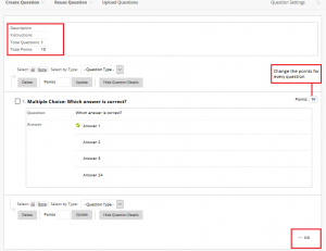How to Create a Test/Quiz? – AUC Learning Management Systems